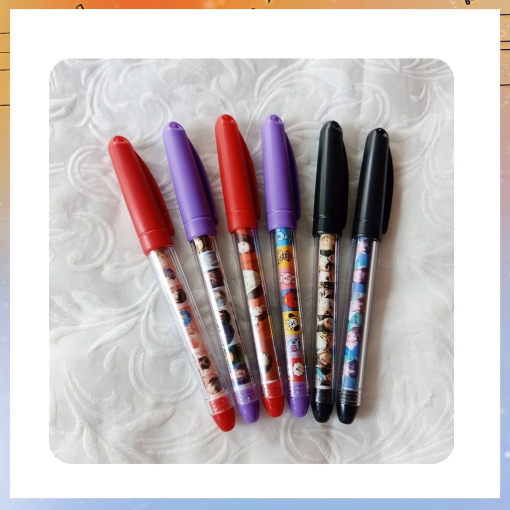 CUSTOM PEN/BOLPEN KPOP/SOUVENIR/BEBAS REQUEST TANPA MINAL ORDER ...