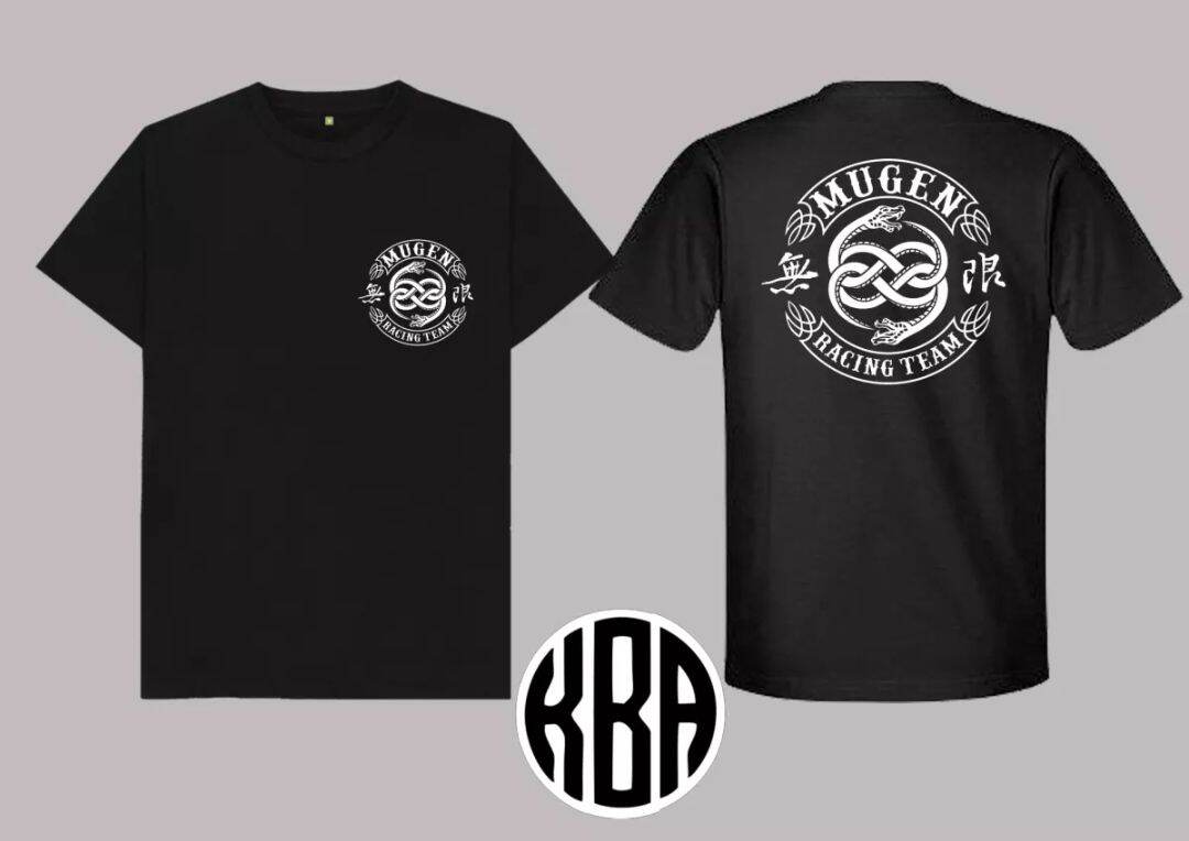 Baju Kaos Tulisan High and Low Mugen Racing Team bisa pake nama sendiri ...