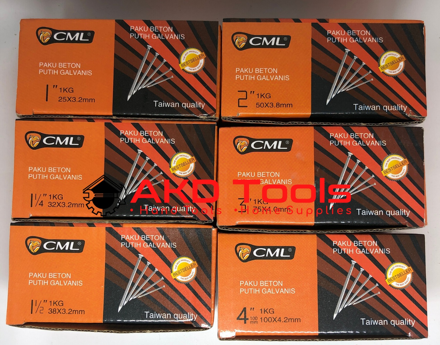 Paku Beton / Paku Tembok "Camel" Ukuran 1 - 4" (1 Kotak, 1 kg) | Lazada ...