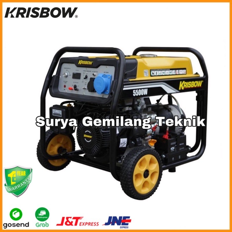 Genset Krisbow 5500W Generator Gasoline Listrik Genset Bensin Krisbow ... Genset Krisbow 5500W Generator Gasoline Listrik Genset Bensin Krisbow ...