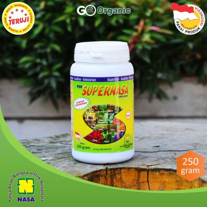 Pupuk Organik / Pupuk Kesuburan / Pupuk Nasa / Super Nasa 250 gram Pupuk Organik Penyubur Tanah ...
