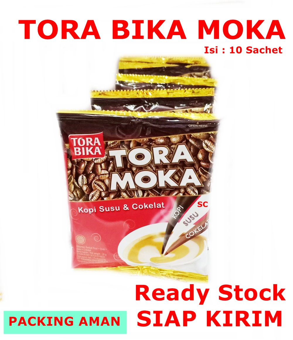 Torabika Tora Moka Kopi Susu Cokelat (isi 10 pcs) - Tora Bika | Lazada ...