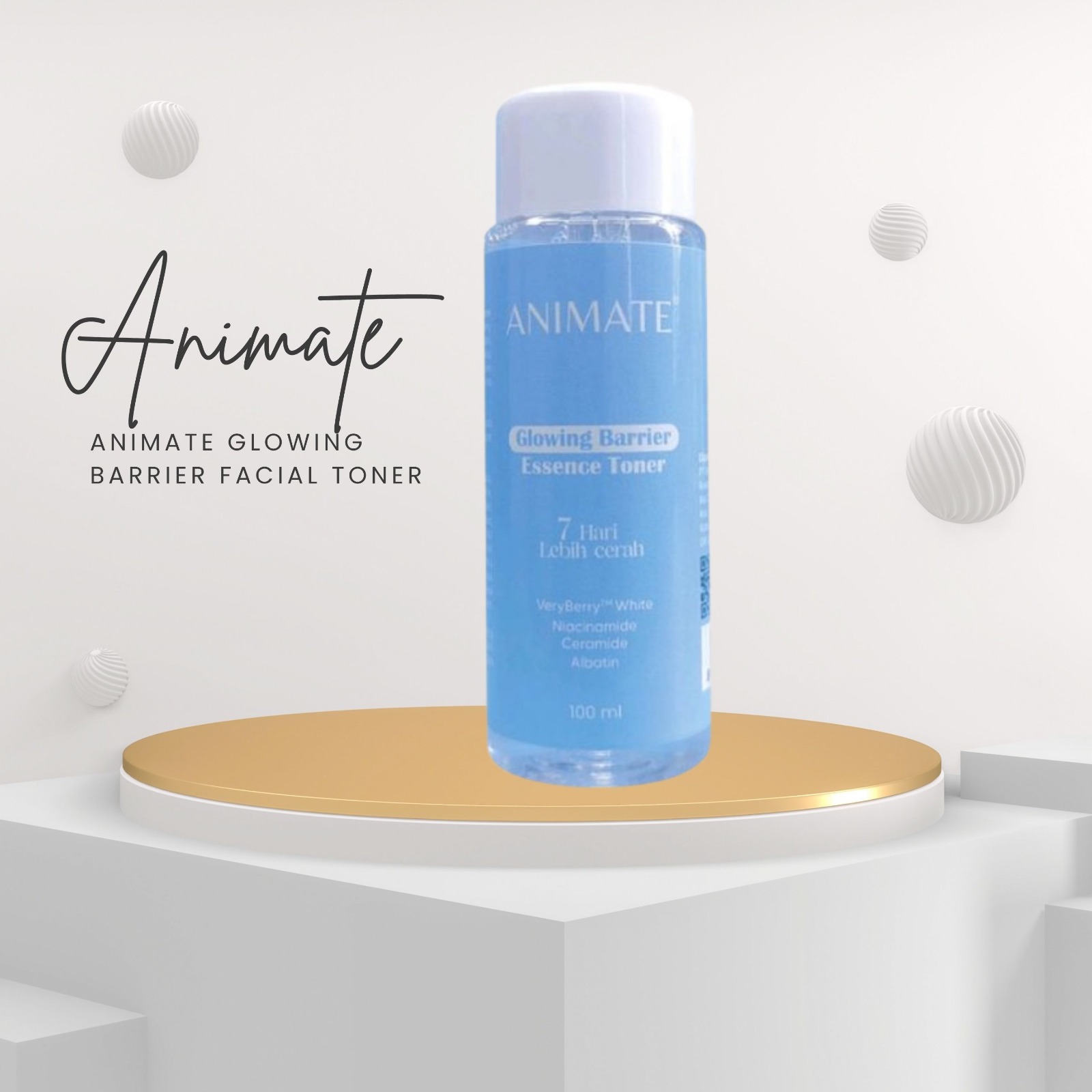 Animate Glowing Barrier Essence Toner 100 ml | Lazada Indonesia