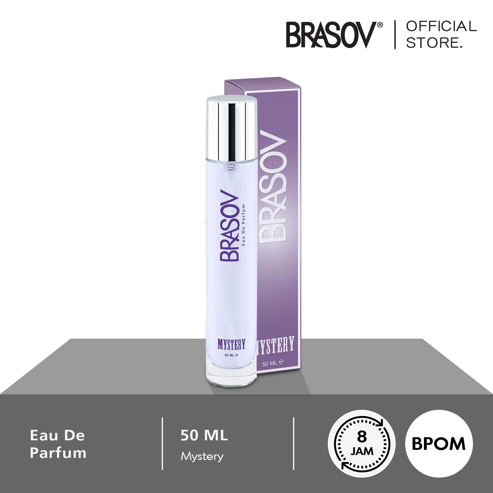 BRASOV Parfum Unisex 50 ML Eau De Parfum HALAL Perfume Spray Cologne ...