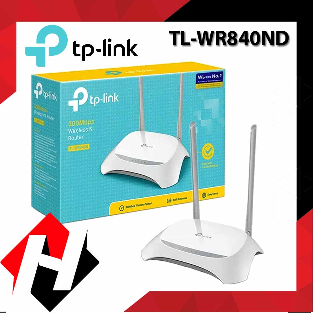 TP-Link TL-WR840N Original Wireless N Router 300Mbps Speed / Router ...