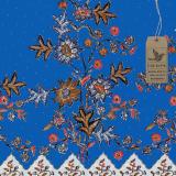kain batik - Motif Bunga Manis Rang-Rang Madura (Biru) (Ukuran 2 Meter ...