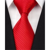Dasi Kerja - Dasi Merah Pesta - Dasi Kantor Merah - slim Tie | Lazada ...