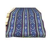 kain tenun blanket motif salur rote biru | Lazada Indonesia