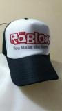 TOPI TRUCKER ROBLOX HITAM PUTIH | Lazada Indonesia