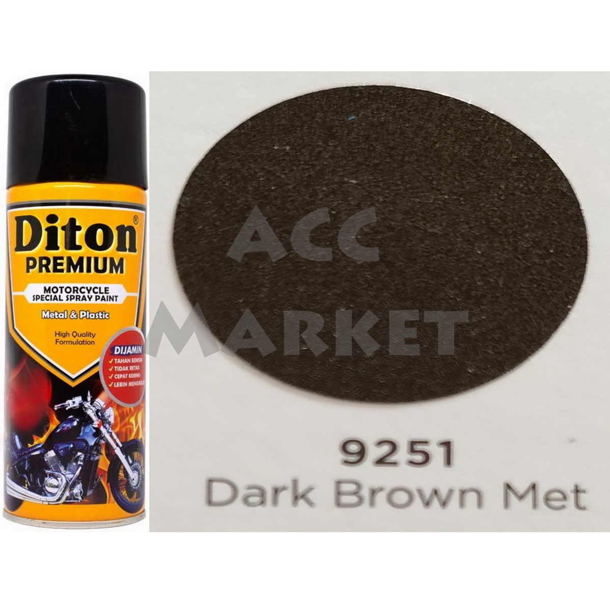 Pilox Diton Premium Pilok Pylox Coklat Dark Brown Met 9251 | Lazada ...