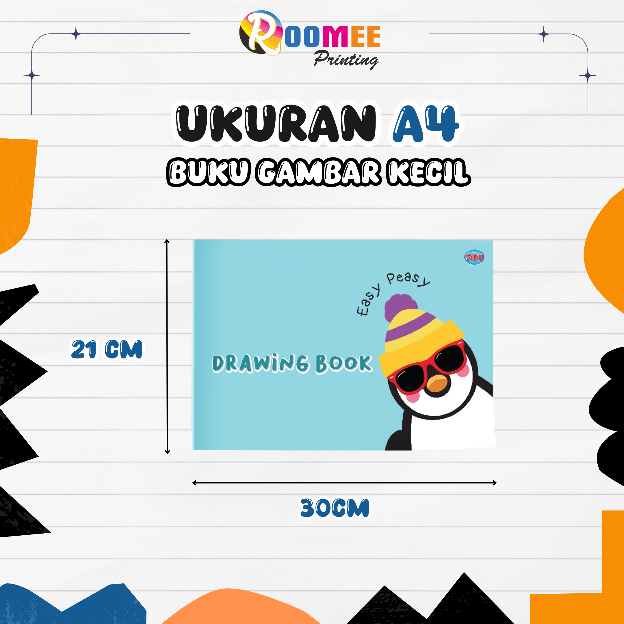 BUKU GAMBAR DRAWING BOOK A4 & A3 / BUKU GAMBAR MEWARNAI / BUKU ...