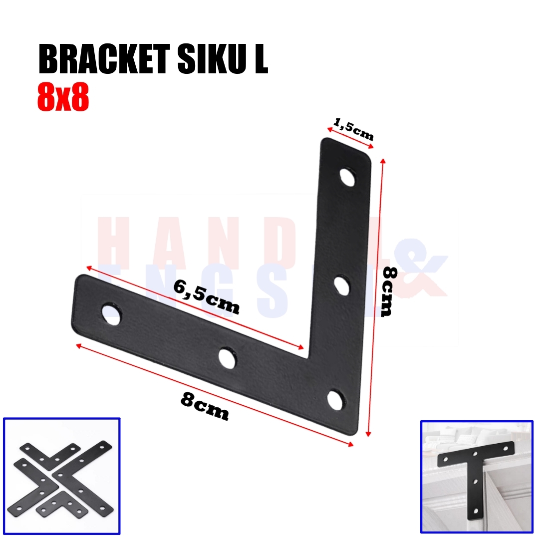 Plat Siku L Segitiga / Konektor Siku L / Connector sambungan Stainless ...
