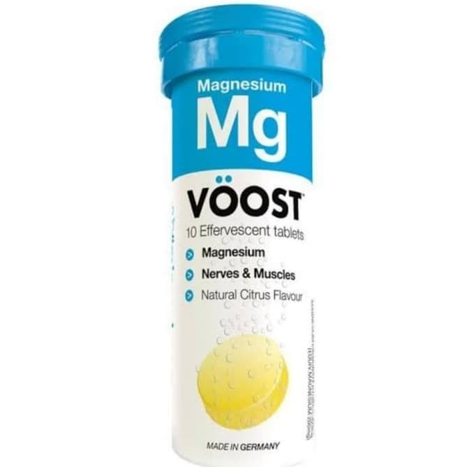 VOOST VITAMIN MAGNESIUM EFFERVESCENT 10 TABLETS - MADE IN GERMANY ...