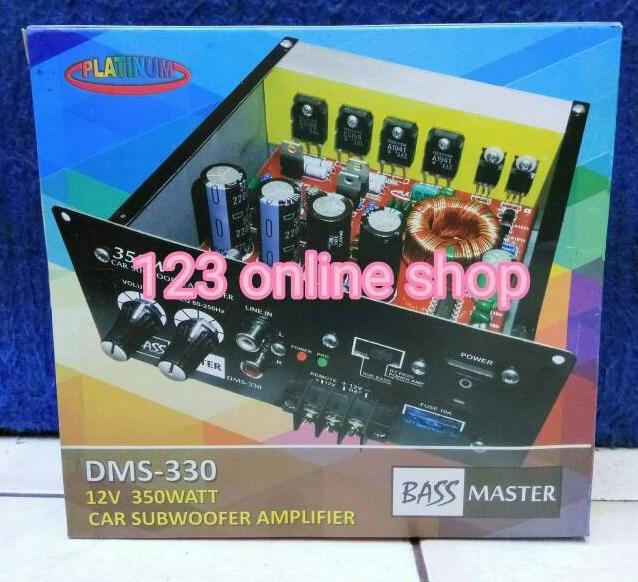 power subwoofer mobil DMS - 330 bass master | Lazada Indonesia
