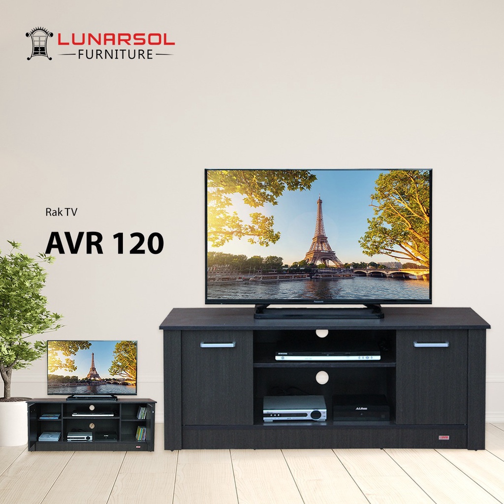 MEJA TV MINIMALIS LUNAR LVR 122 AVR 120 MURAH BARU SERBAGUNA RAK TV ...