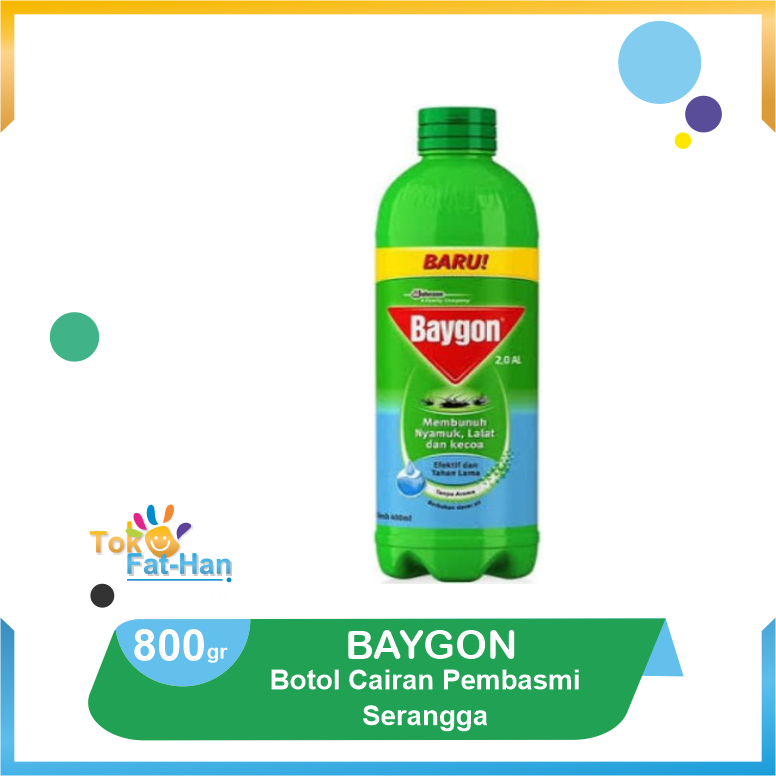 BAYGON Botol Liquid 800ML / Baygon Anti Nyamuk Isi Ulang / Baygon Refil ...