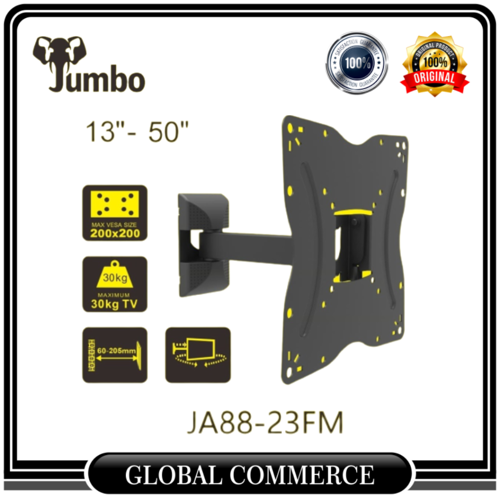 JUMBO Bracket TV LED Bracket Gantung Monitor Ukuran 13 - 50 Inch ...