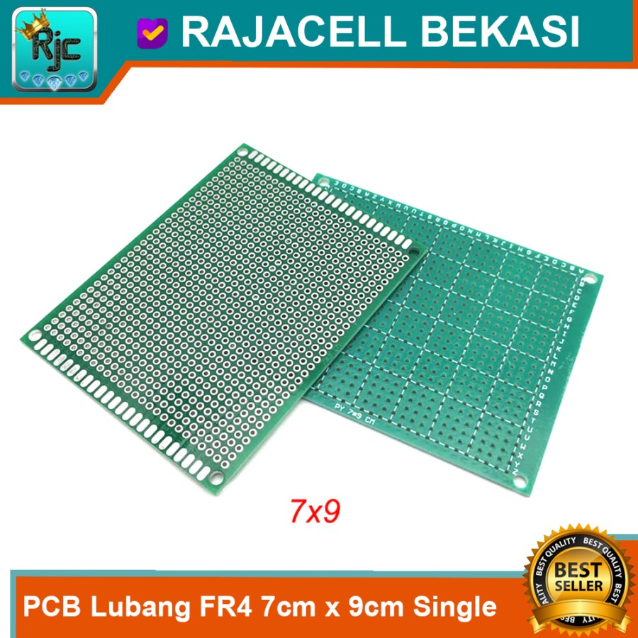PCB Lubang Prototype PCB bolong 7x9 cm FR4 Fiber Single Layer | Lazada ...