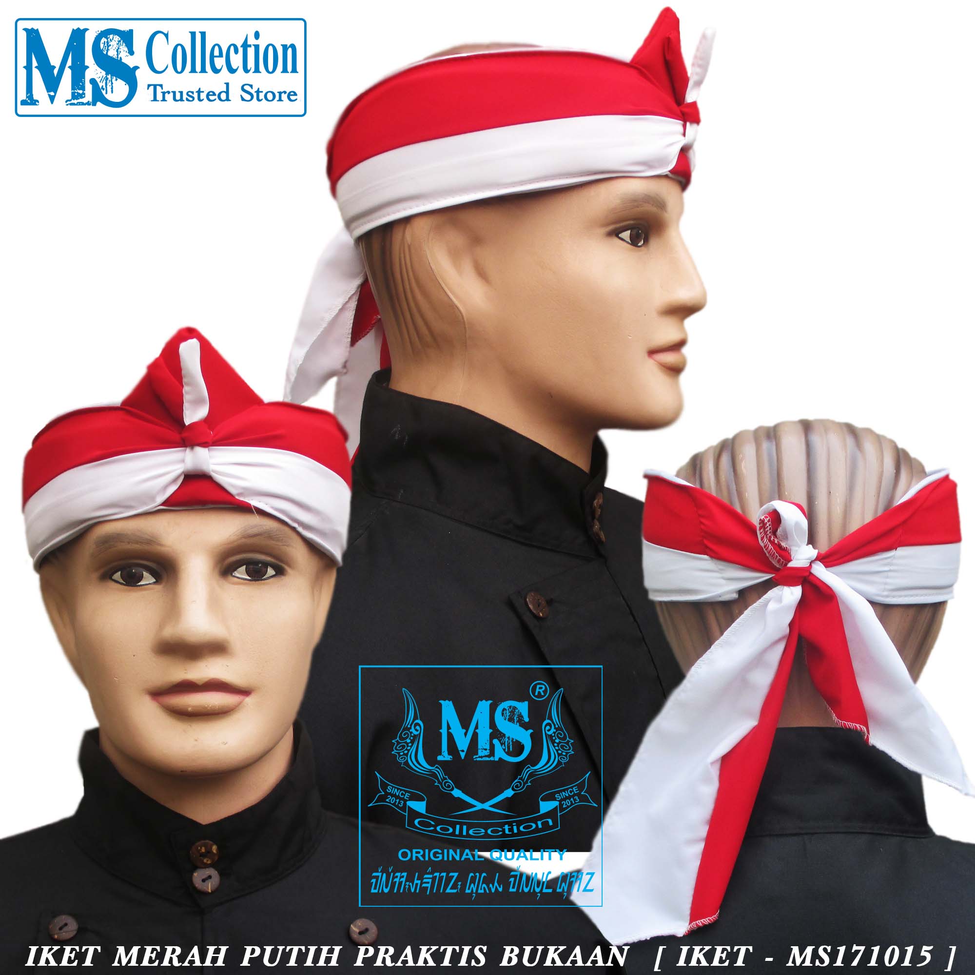 Iket Merah Putih Bukaan | Lazada Indonesia