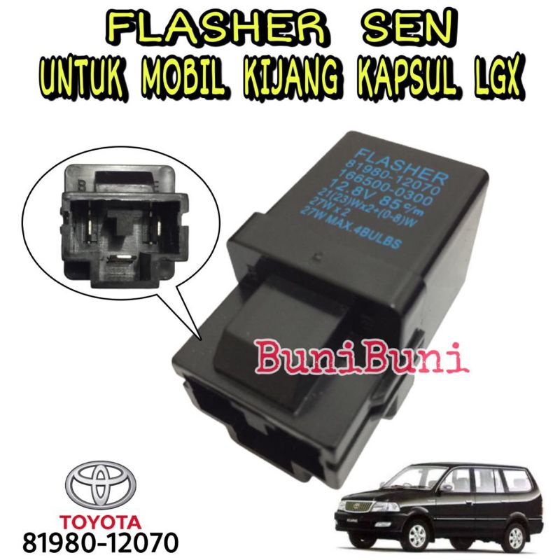 FLASHER / Flaser Otomatis Sen Untuk Mobil Toyota KIJANG KAPSUL LGX 7K ...