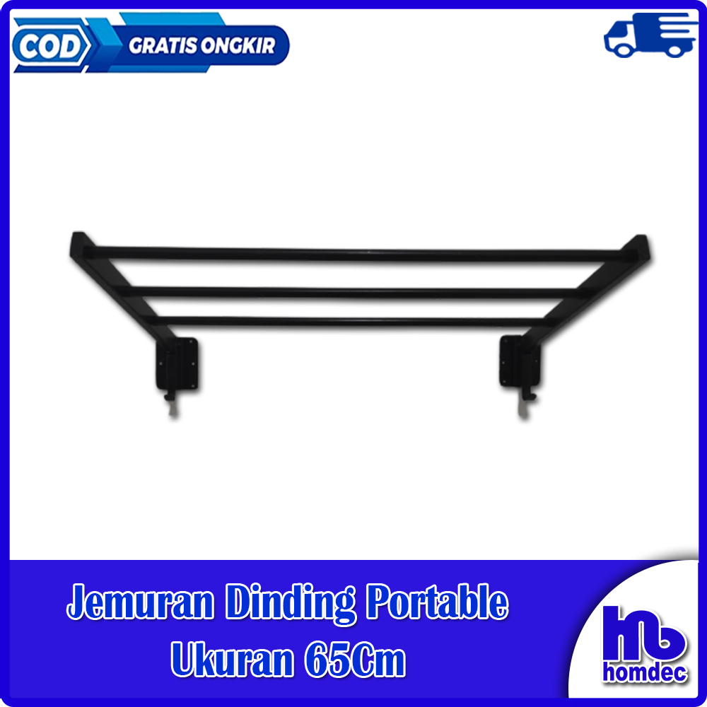 Jemuran dinding / jemuran lipat / jemuran portable ukuran 65 cm ...