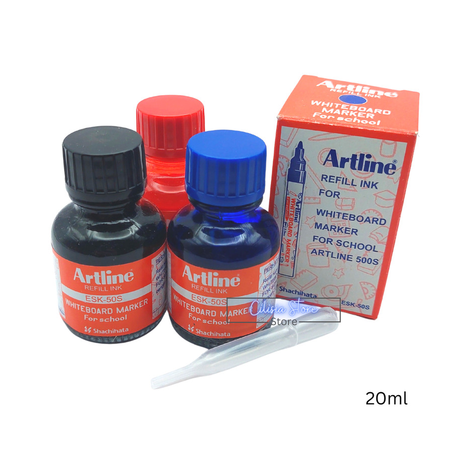 Isi Tinta Spidol Whiteboard Artline ESK 50S Refill Spidol Papan Tulis ...
