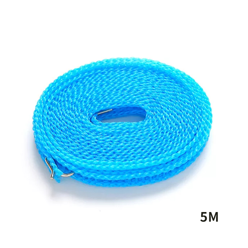 3/5/8/10m Meter Tali Gantungan Jemuran Tali Jemuran Baju Portable ...