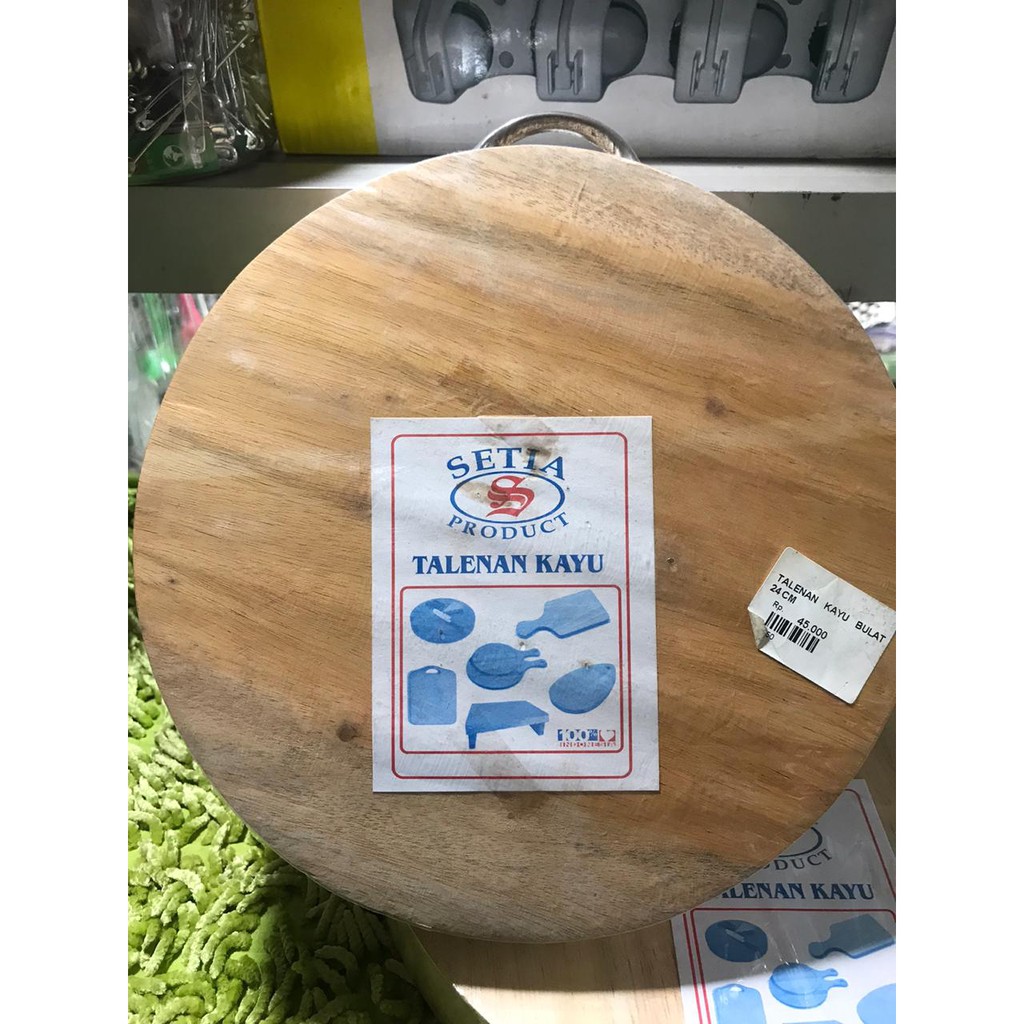 Alas pemotong kayu bulat - Talenan kayu tebal Setia | Lazada Indonesia