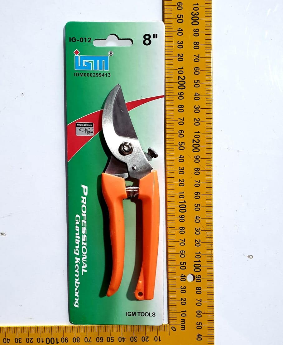 Gunting Dahan Stek Ranting Stenles Murah Tajam IGM Fukuda 8" | Lazada ...
