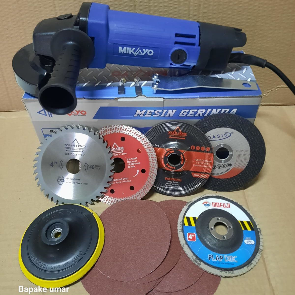 HEMAT !! MESIN GURINDA + FULL MATA KERAMIK MAKITA POLES DAN POTONG BESI ...
