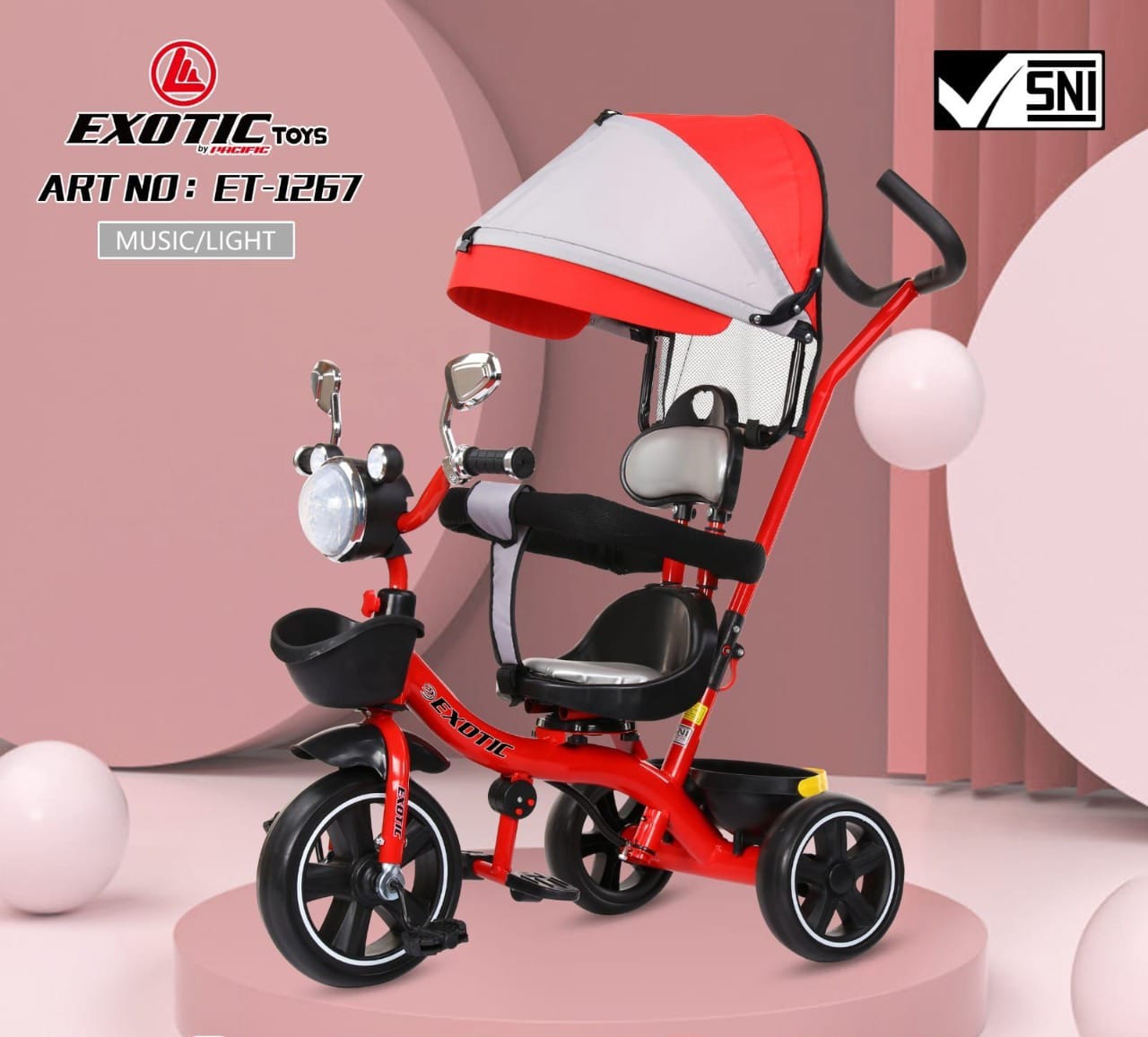 Tricycle Exotic Untuk Anak Usia 3 Tahun Sepeda Dorong Anak Roda Tiga 3 ...
