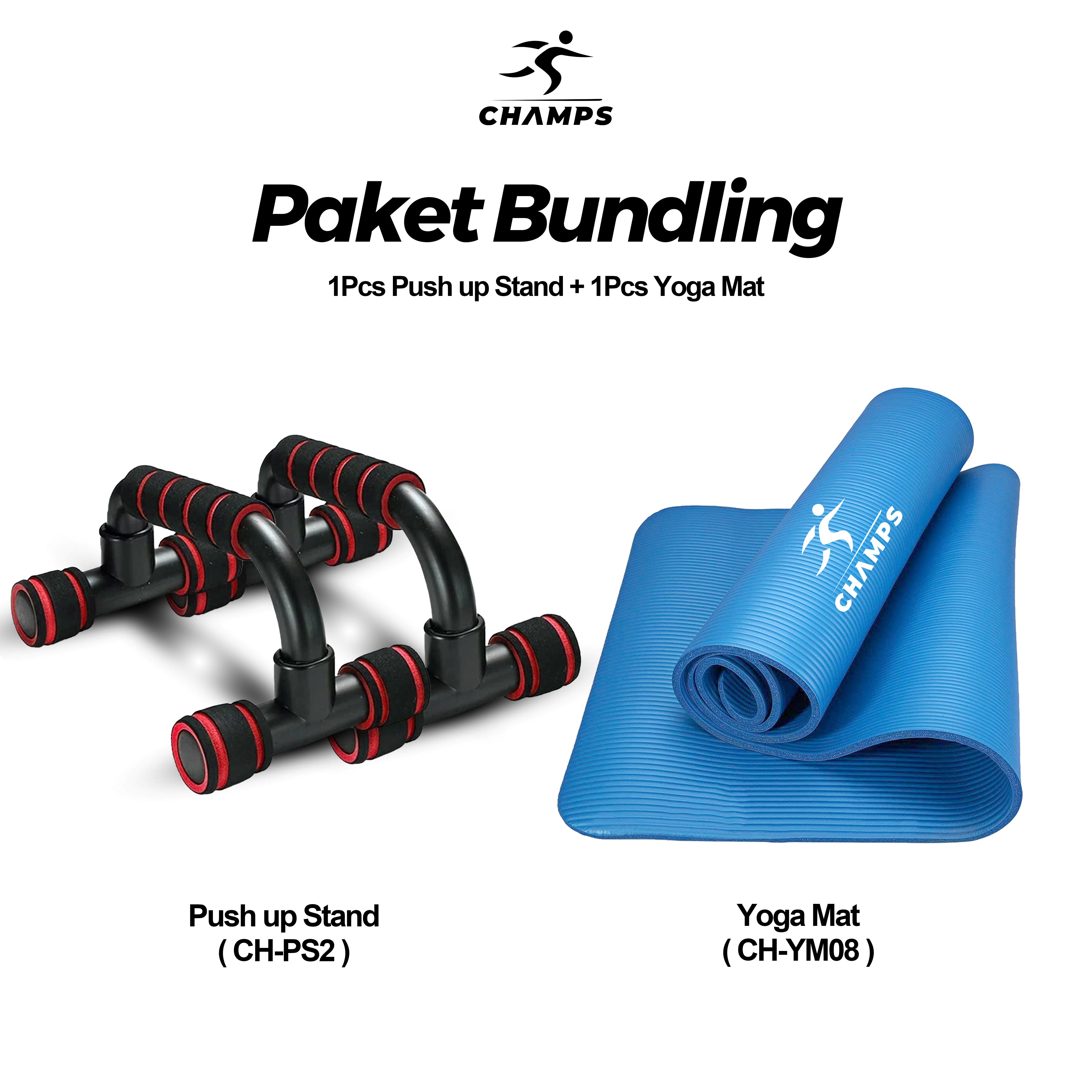 CHAMPS Push UP Stand Alat bantu Push up - Alat Push Up Stand Bar ...