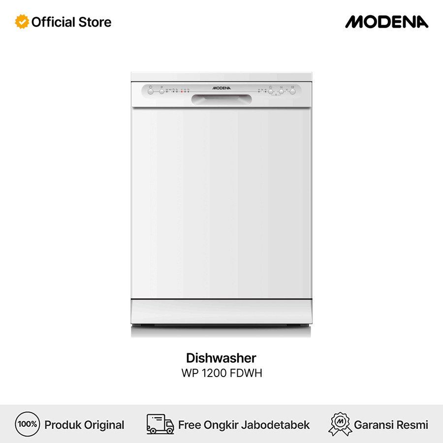 MODENA Dishwasher - WP 1200 FDWH | Lazada Indonesia