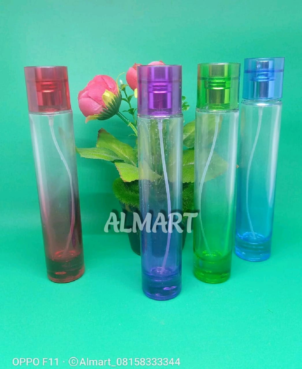 BOTOL PARFUM kaca SPRAY 50ML drat gradasi warna | Lazada Indonesia