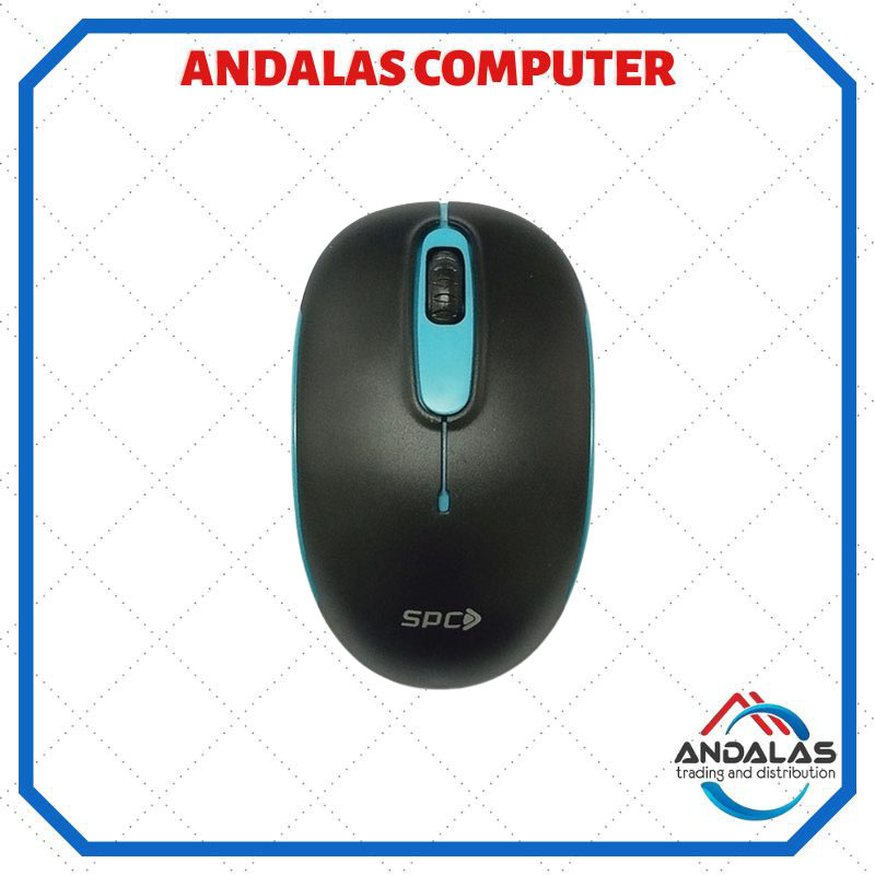 MOUSE WIRELESS SPC SMW-10 AKSESORIES KOMPUTER LAPTOP PC MURAH MINI ...