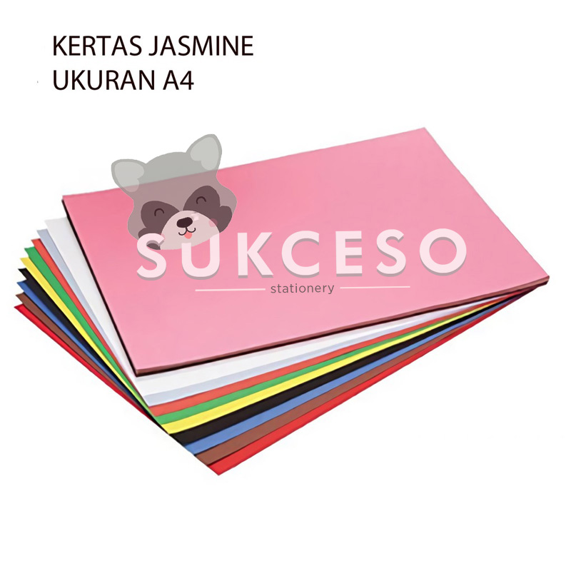 Kertas Jasmine Ukuran A4 PER PAK Warna Warni Murah Berkualitas | Lazada Indonesia