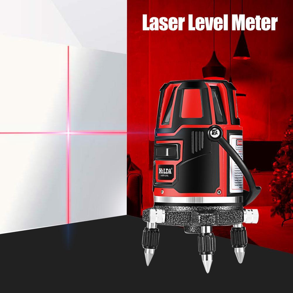Taffware Mesin Self Leveling 5 Line Laser Red Beam Infrared 4D Laser ...