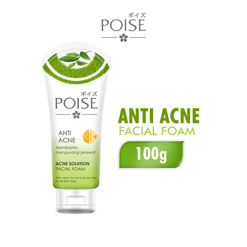 Poise Facial Foam Anti Acne 100 gr | Lazada Indonesia