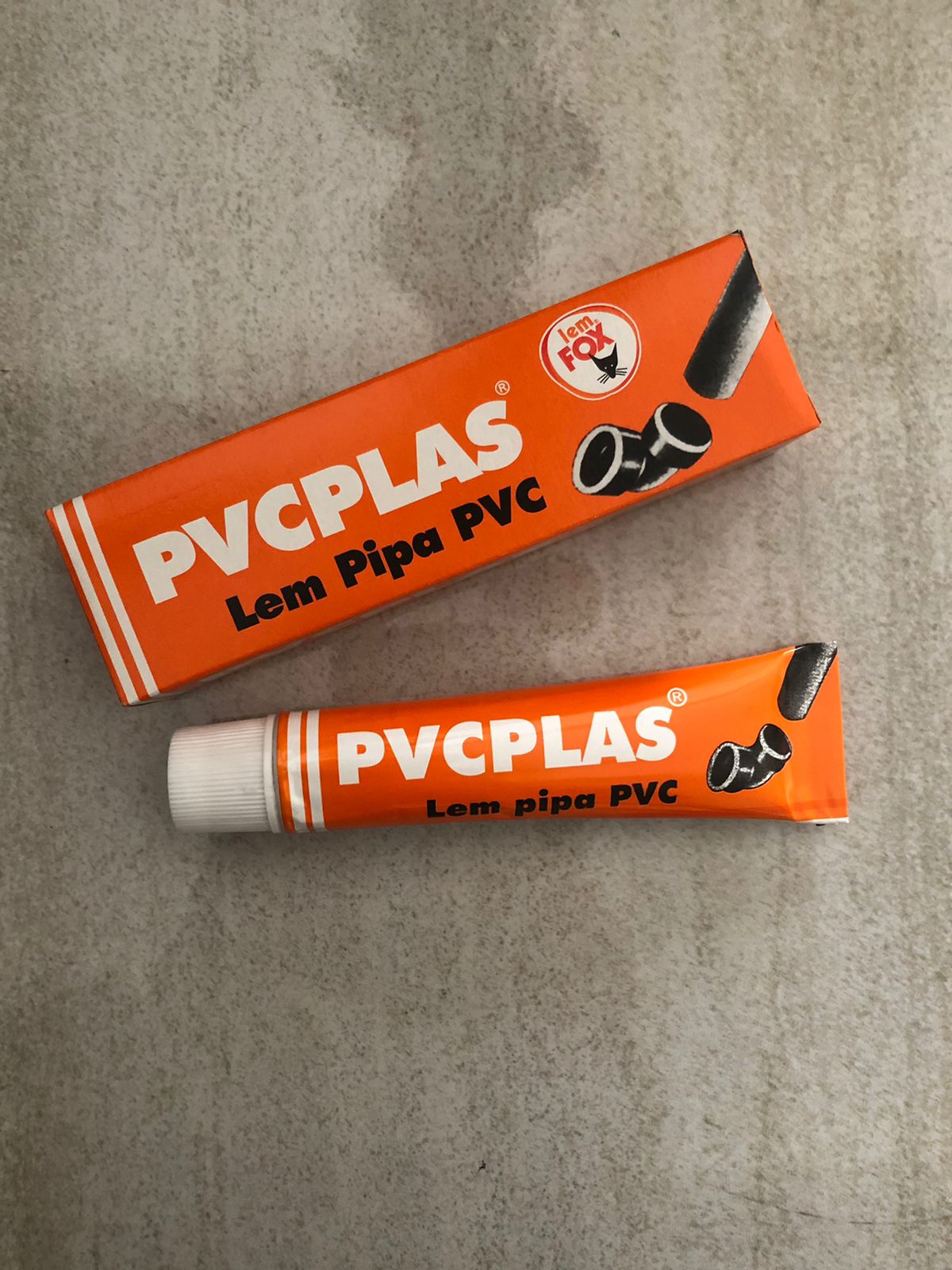 Lem Pipa Pvc Fox PVCPLAS | Lazada Indonesia