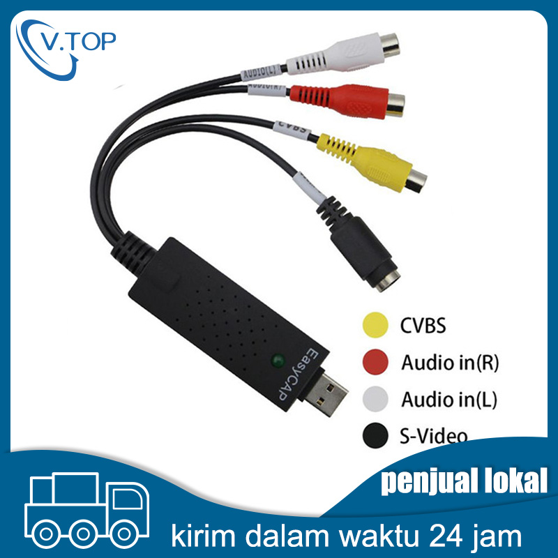 Easycap USB Video Capture Adapter 1 Channel utv007 suport android / AV ...