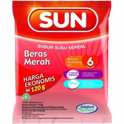 SUN Bubur Bayi Kemasan Ekonomis 120 gr - Bubur Bayi 6 Bulan Keatas ...