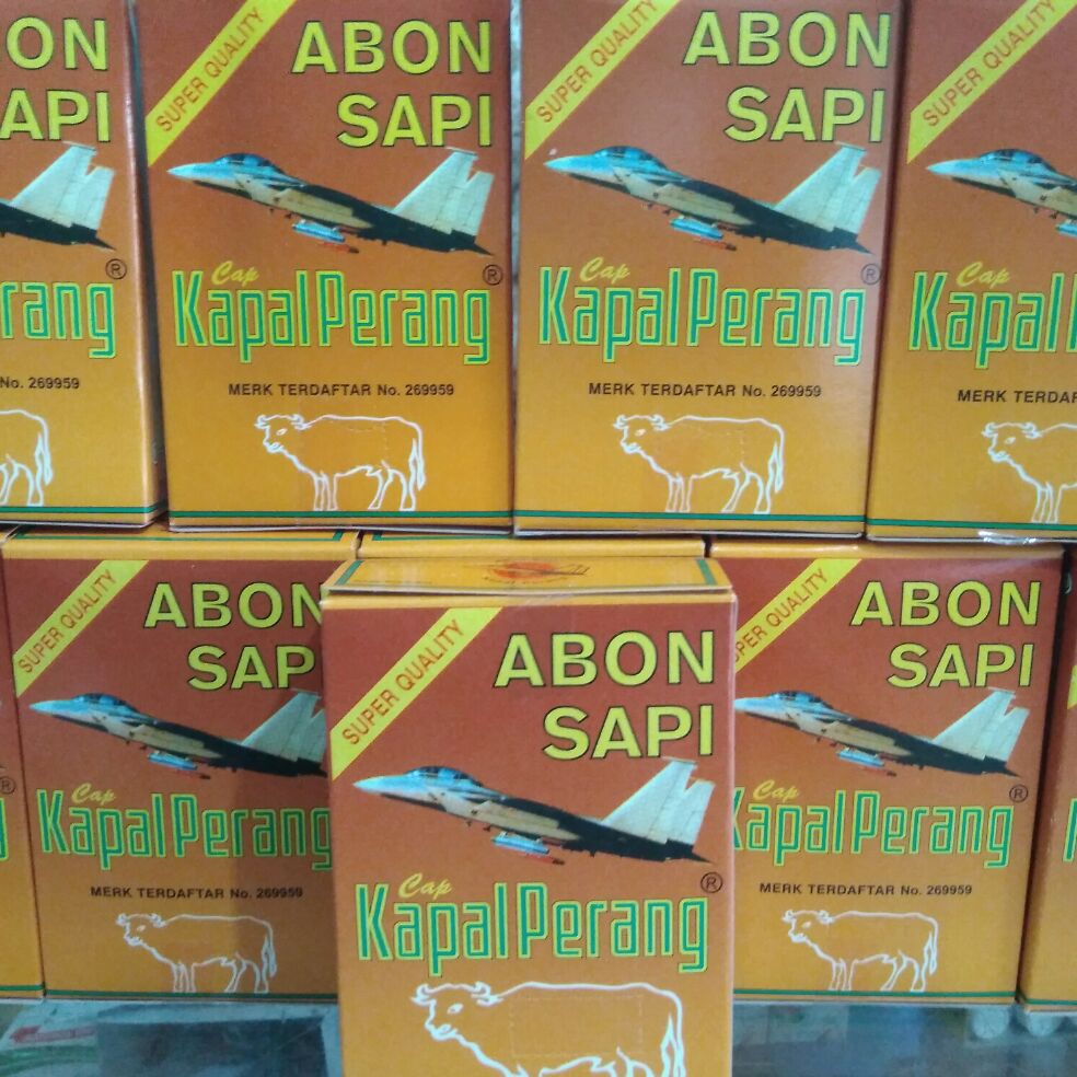 Abon Sapi murah cap kapal perang expire panjang | Lazada Indonesia