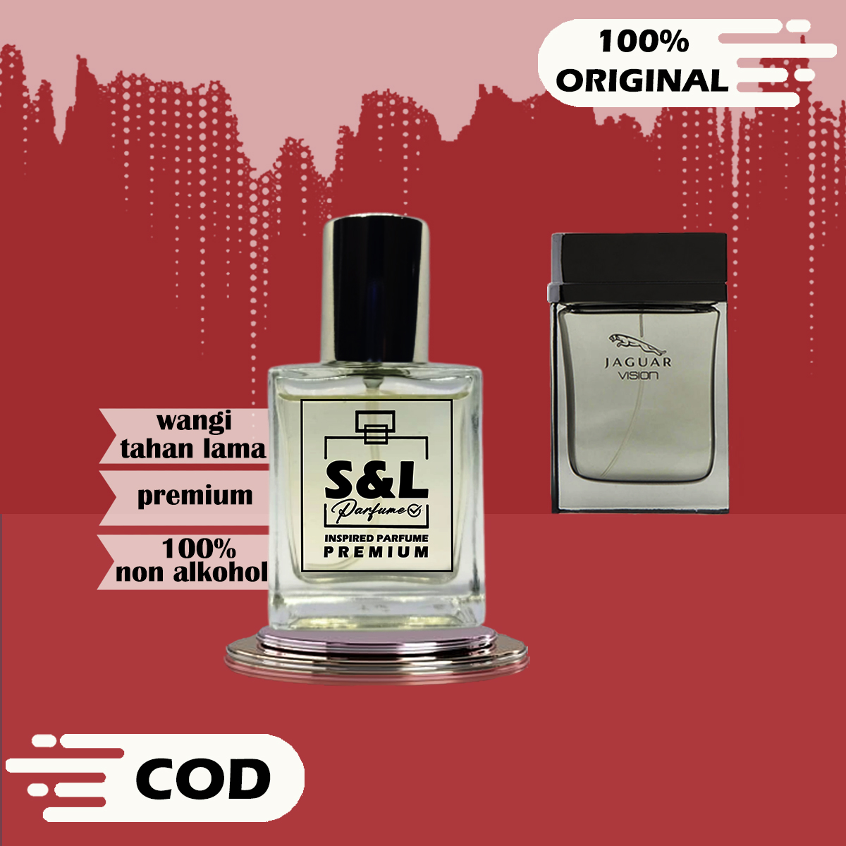 S&L Parfume Jgr Vision Premium - Parfum Pria Tahan Lama 24 Jam Terwangi ...