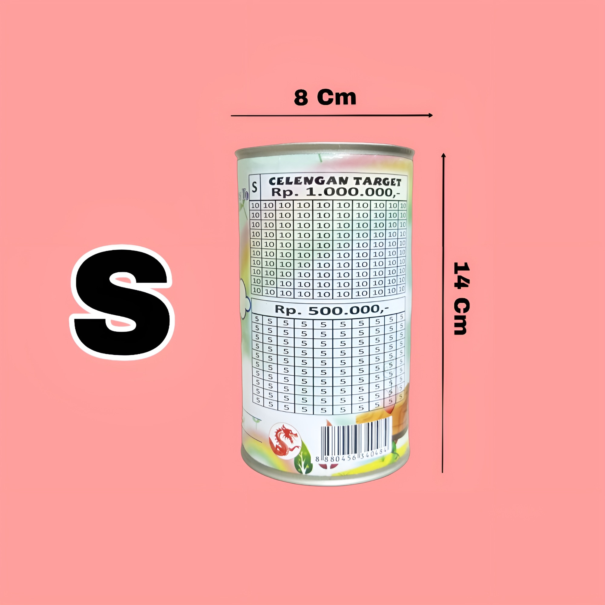 Celengan Target Karakter 3 Ukuran - Celengan Target Tabungan Impian ...