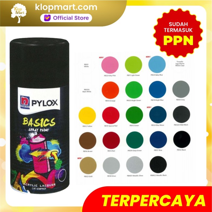 CAT AEROSOL / CAT SEMPROT PYLOX NIPPON PAINT - SEMUA WARNA 300CC - M01 ...