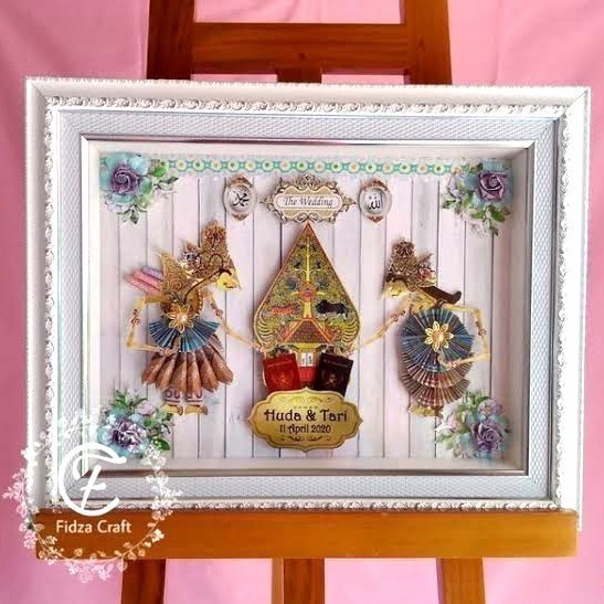 MAHAR WAYANG FIGURA FRAME PUTIH | Lazada Indonesia