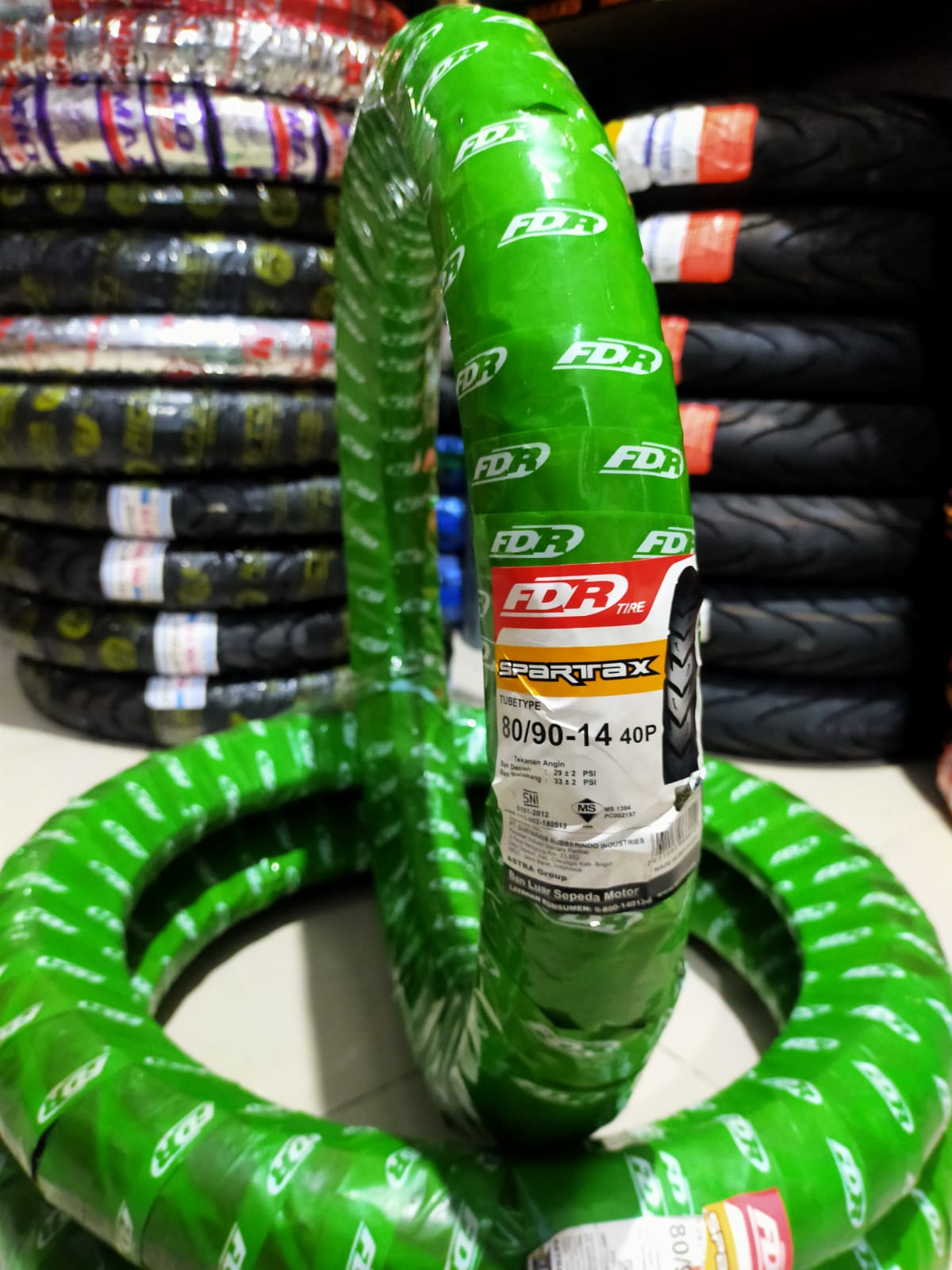 FDR SPARTAX 80/90 Ring14 tubetype motor matic | Lazada Indonesia
