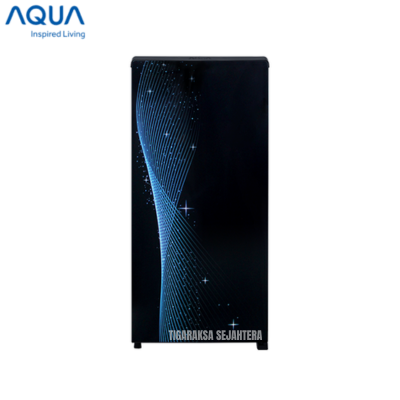 KULKAS 1 PINTU AQUA AQR D205 MSB KAPASITAS 165 LITER SEMI AUTO DEFROST | Lazada Indonesia