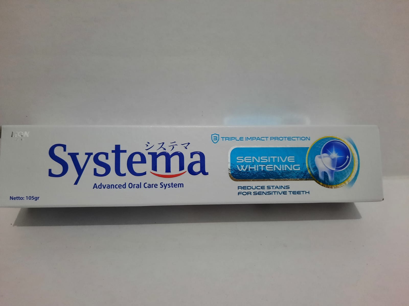 Systema Toothpaste Sensitive White - 105gr / Warna Biru / Odol Systema ...