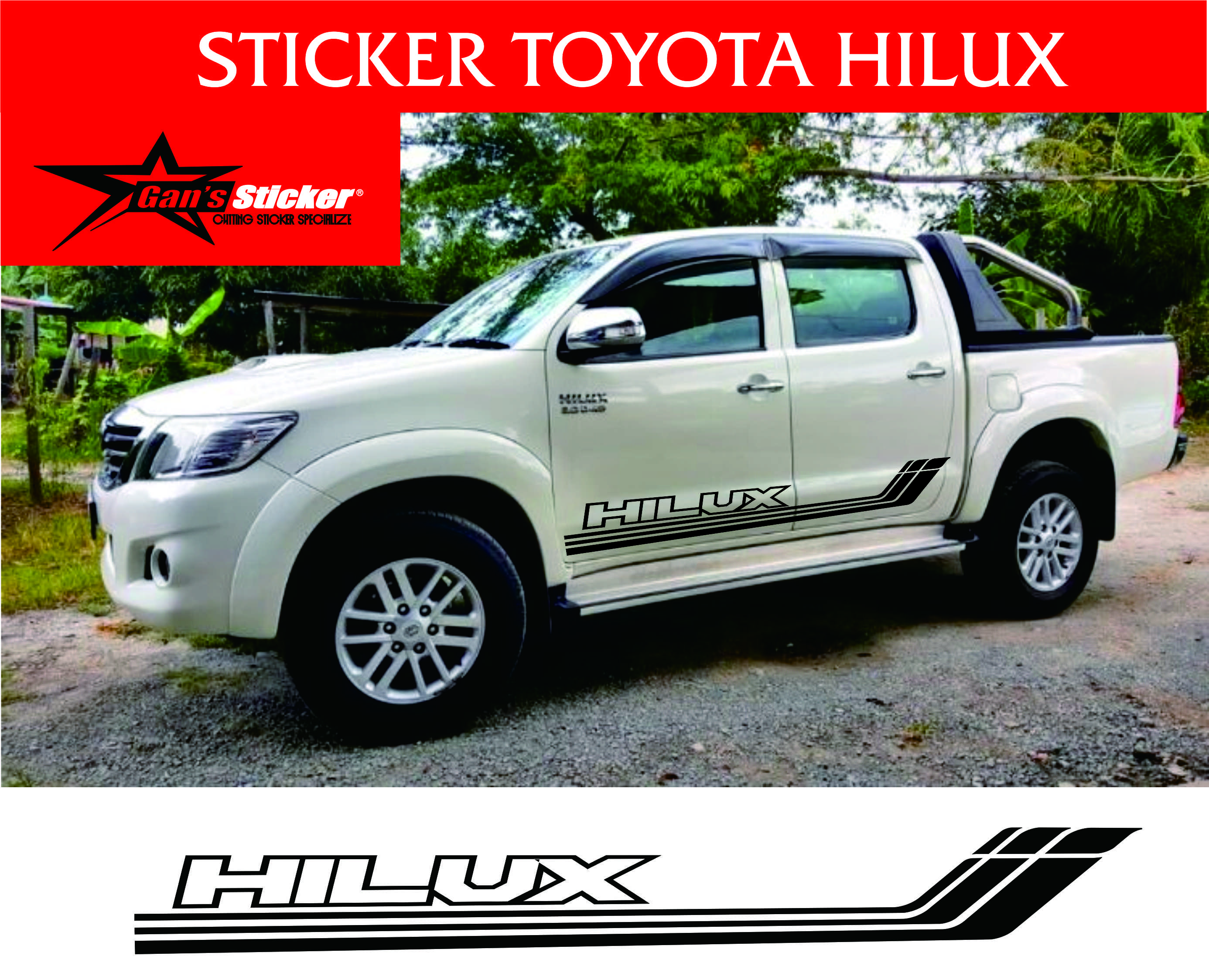 Sticker toyota hilux | Lazada Indonesia